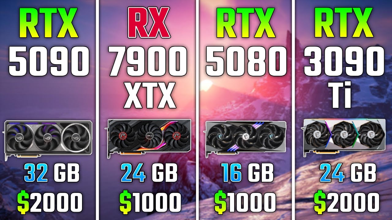 RTX 5090 vs RX 7900 XTx vs RTX 5080 vs RTX 3090 Ti | Test in 7 Games ...
