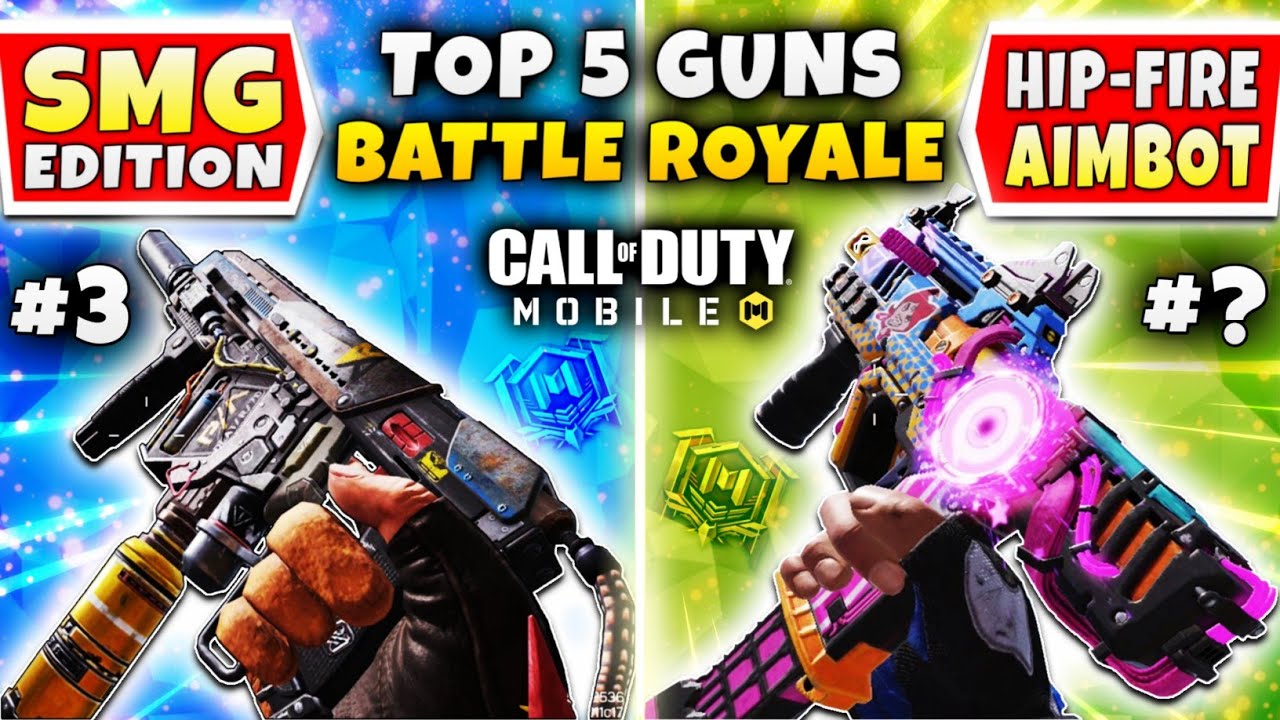 TOP 5 FASTEST KILLING SUBMACHINE GUNS IN BATTLE ROYALE | Call Of Duty ...