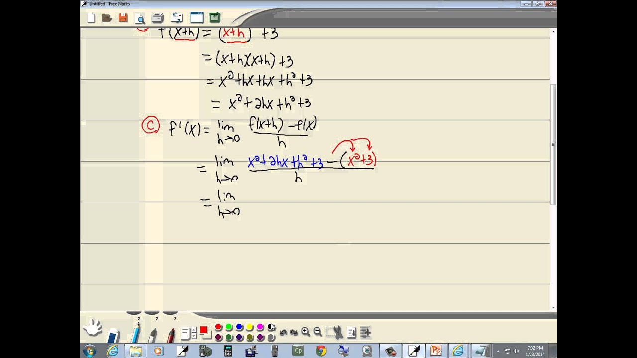 Calculus for Business_Economics - Derivative - Limit Definition ...