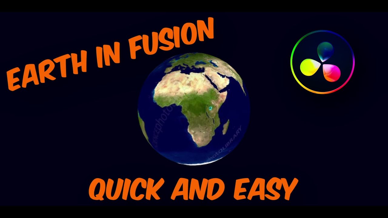 Make a Earth in Fusion | DaVinci Resolve #3 - YouTube