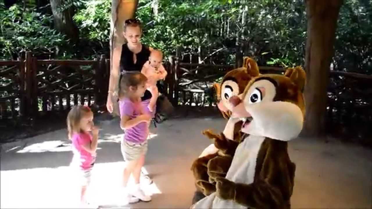 Chip and Dale at Animal Kingdom Park - YouTube