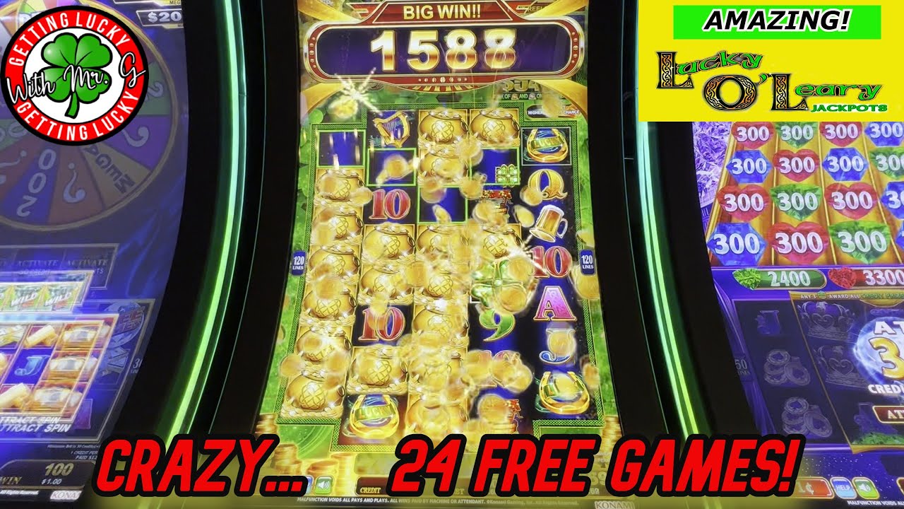 Lucky O'Leary Jackpots Slots... Best win EVER on this machine! - YouTube