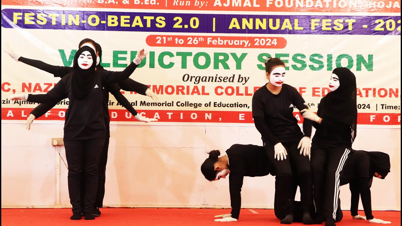 Mime act performance by School Students | Namce | HD | Motivation video ...