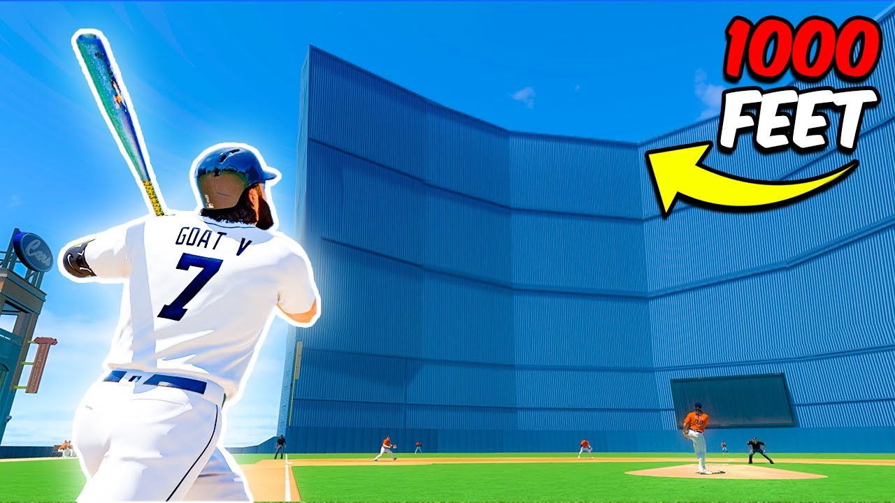 THIS FIELD HAS 1000 FT WALLS! MLB The Show 23 | Road To The Show ...