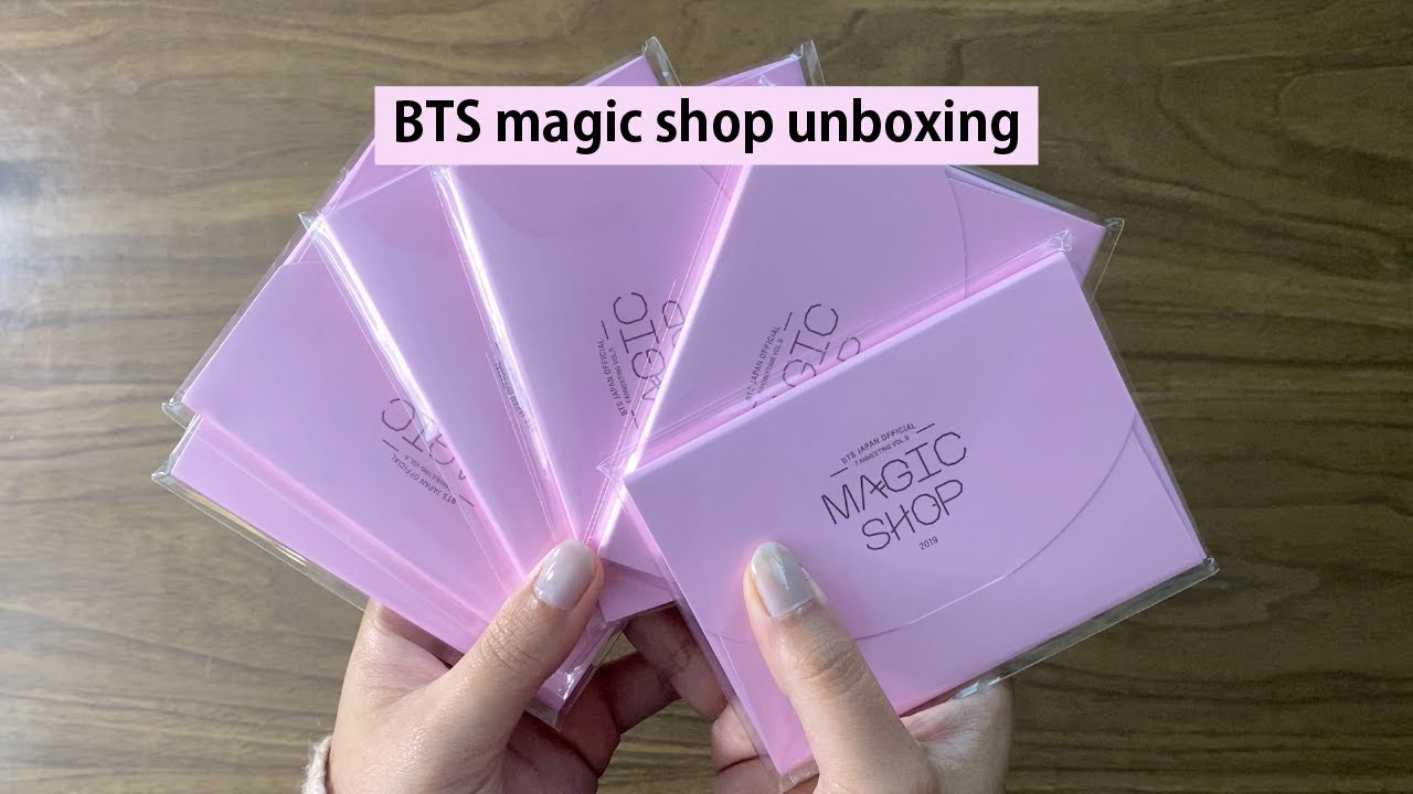 BTS Magic Shop unboxing | BBC21 pop up (6 sets of mini pcs!!) - YouTube
