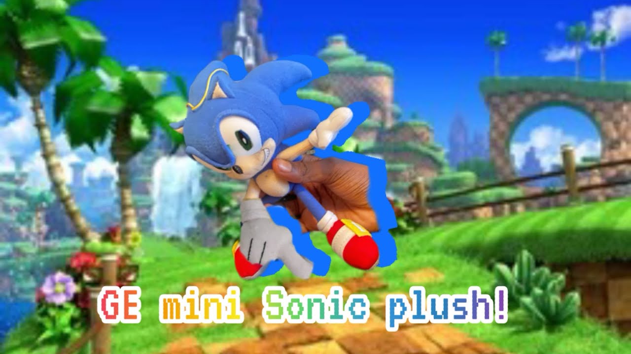 GE mini Sonic plush review! - YouTube
