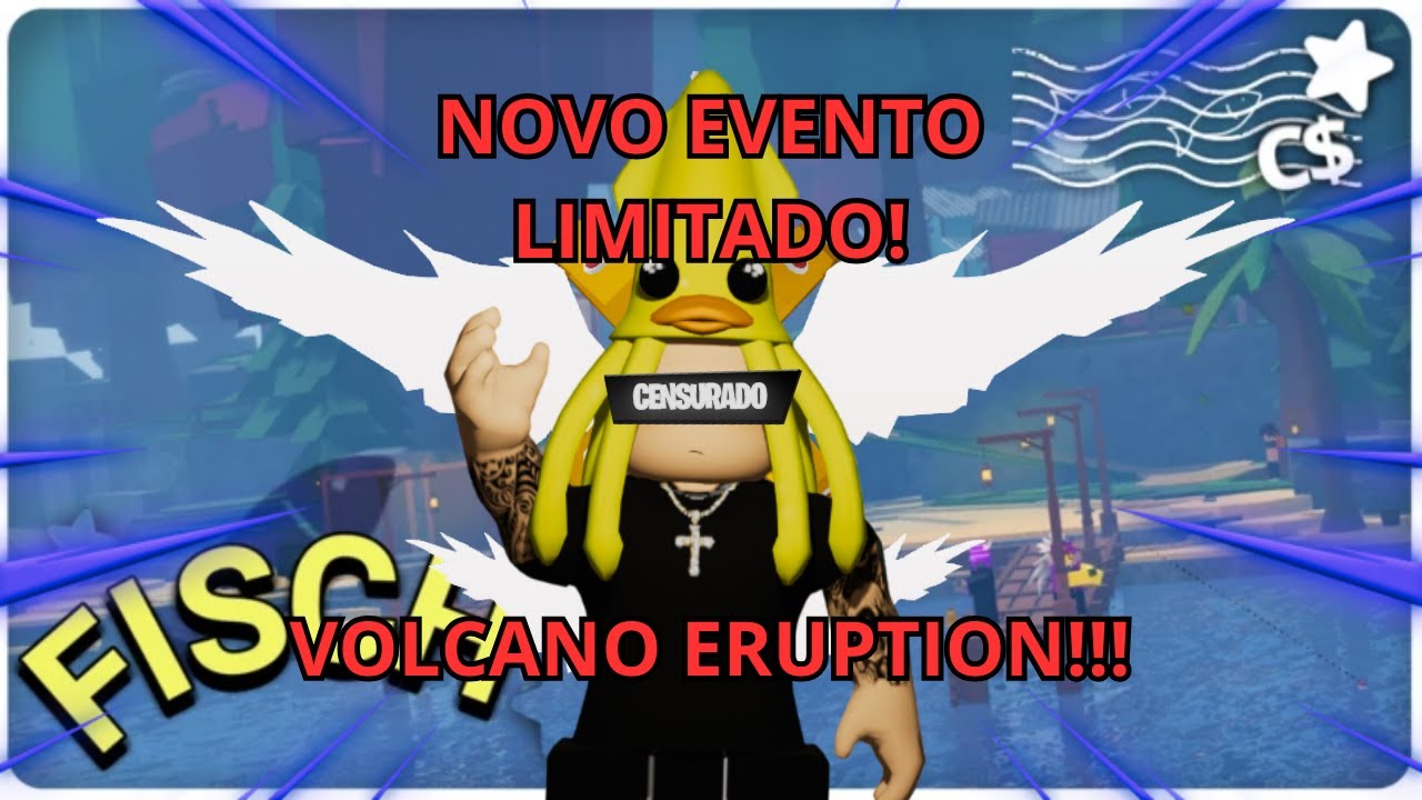 [EVENTO] VOLCANO ERUPTION! | FISCH ROBLOX - YouTube