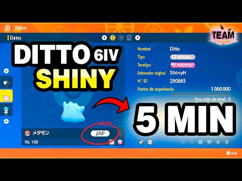✨ ¡¡CÓMO CONSEGUIR UN DITTO 6IV SHINY JAPONÉS EN 5 MINUTOS!! (Hoy Disponible Para Miembros!)