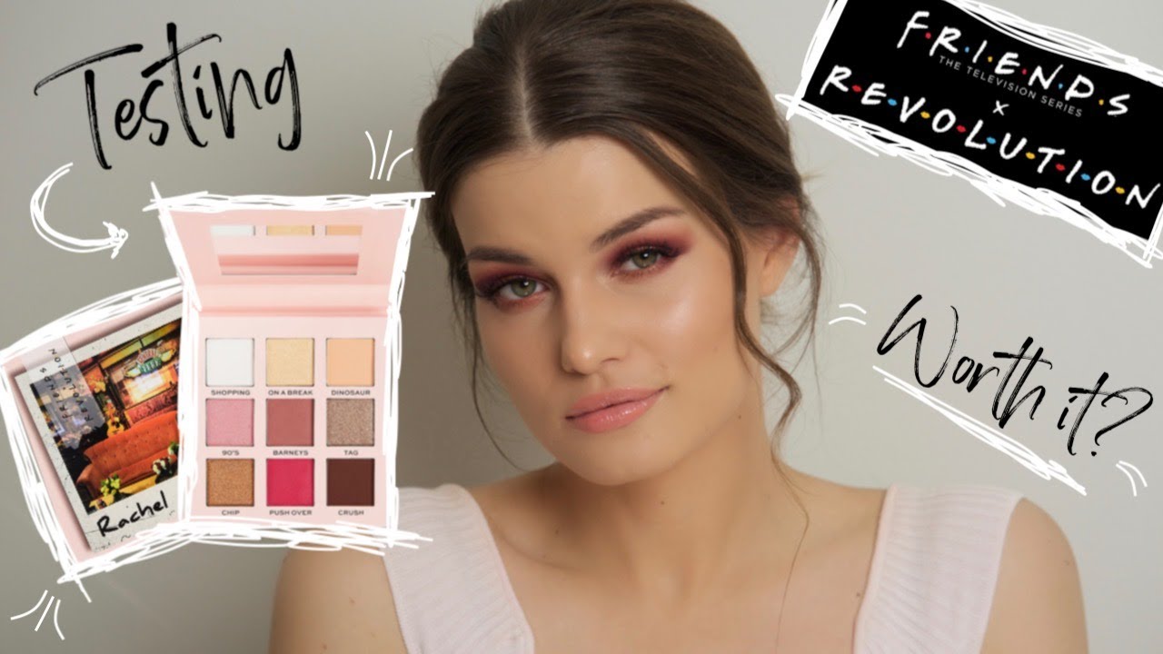 FRIENDS x REVOLUTION Rachel Palette First Impressions, Swatches & Demo ...