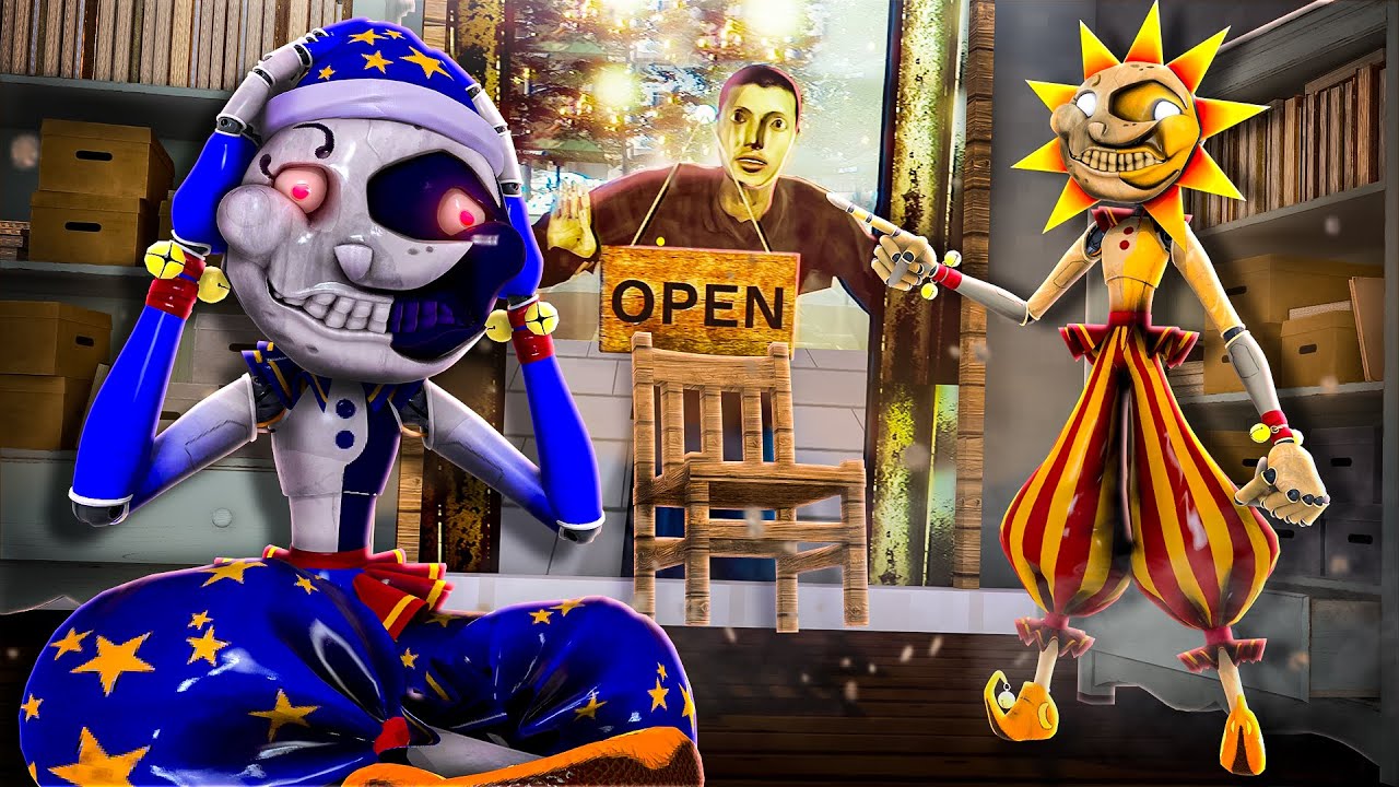 Sun and Moon CONFRONT their STALKER in the Closing Shift - YouTube