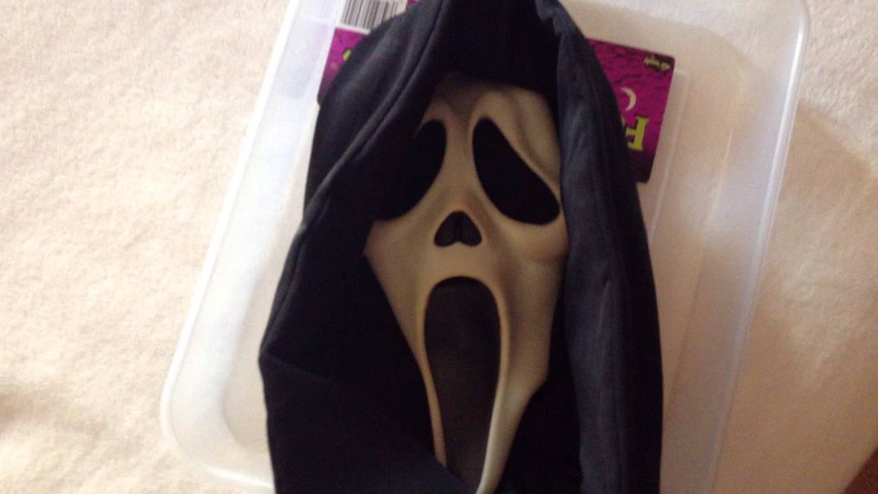 fearsome faces hooded mask - YouTube