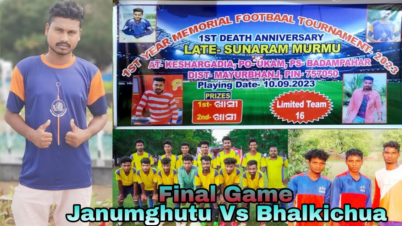 Late Sunaram Murmu Memorial Football Final Game 2023 - YouTube