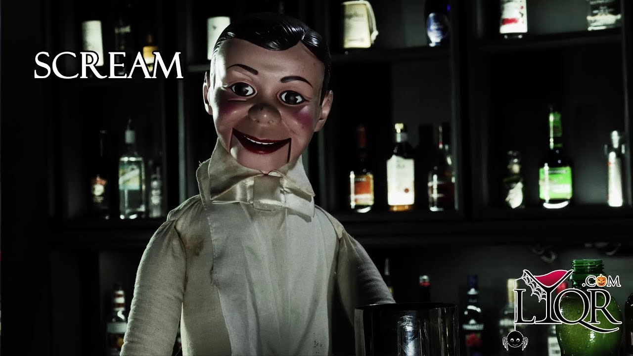 Liqr - How to Make a Scream Cocktail with Buster the Homicidal Doll ...
