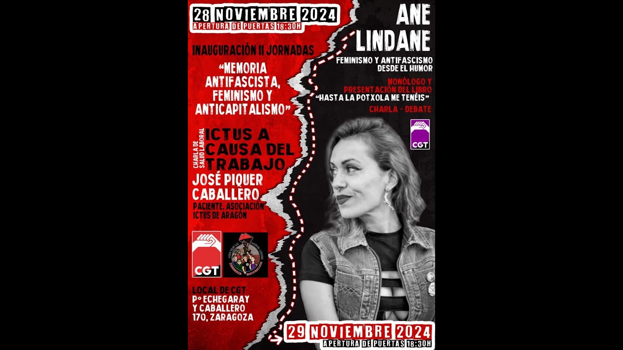 Ane Lindane en CGTAragòn - YouTube