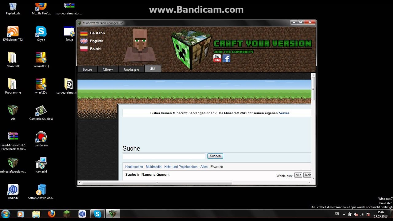 Minecraft Version Changer 3.2 - YouTube