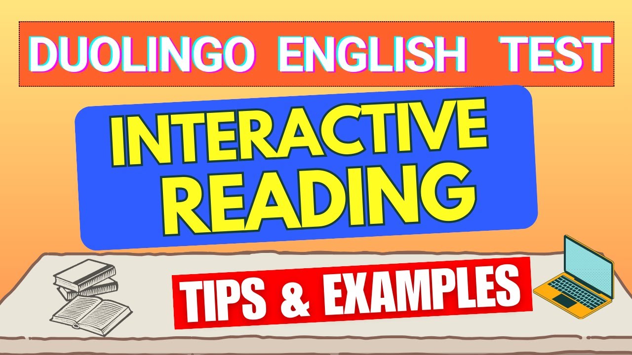 Duolingo Interactive Reading Test practice | How to Complete the ...