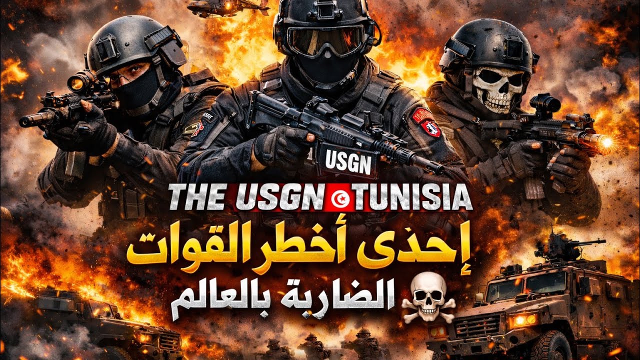 قوات USGN التونسيه - إحدى أخطر القوات الضاربة بالعالم - YouTube
