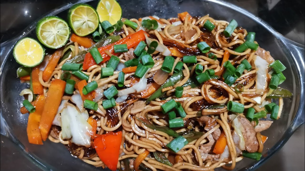 Pancit bam-i | how to cook pancit bam-i - YouTube