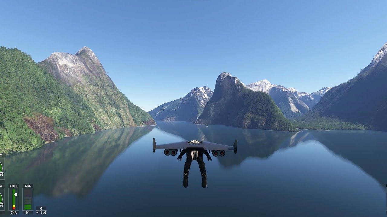Flying in Milford Sound, New Zealand | Jetpack JW1 | MSFS2020 - YouTube