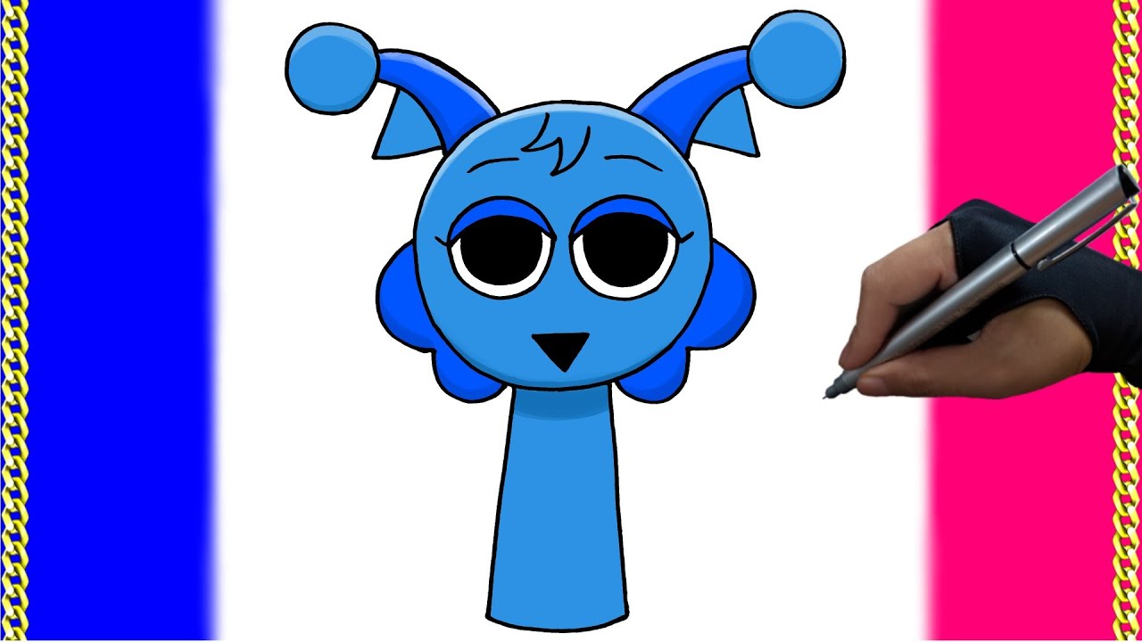 How To Draw Sprunki Oc Viegre - YouTube