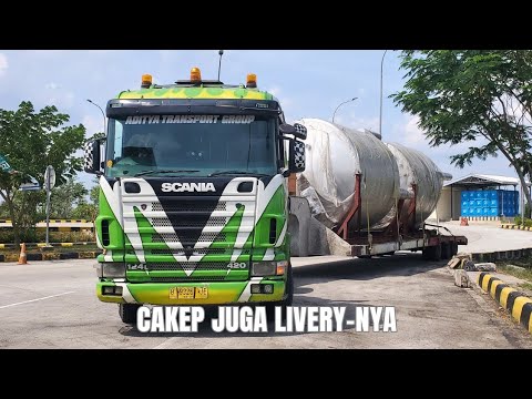 Akhirnya Bertemu dengan Scania Seri 4 R114L 380 Sleeper Convert 6x4 Hub TH Milik Aditya Trans ...