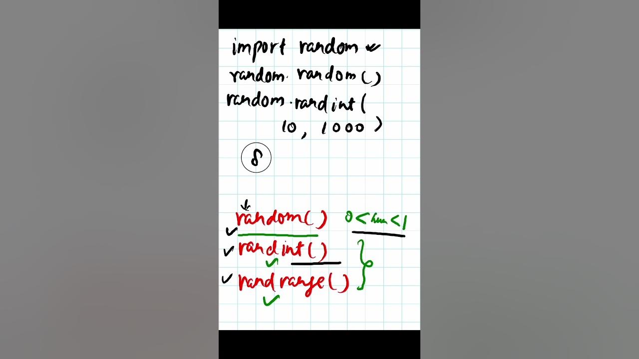 Python 041 Get Random Values In Python Python Pythonprogramming Pythontutorial Youtube