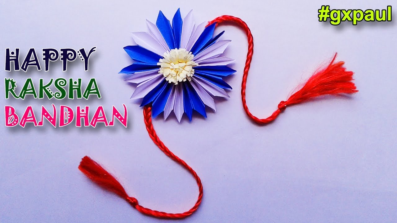 DIY Flower Rakhi | Flower Rakhi Bracelet for Raksha Bandhan | Crafts ...