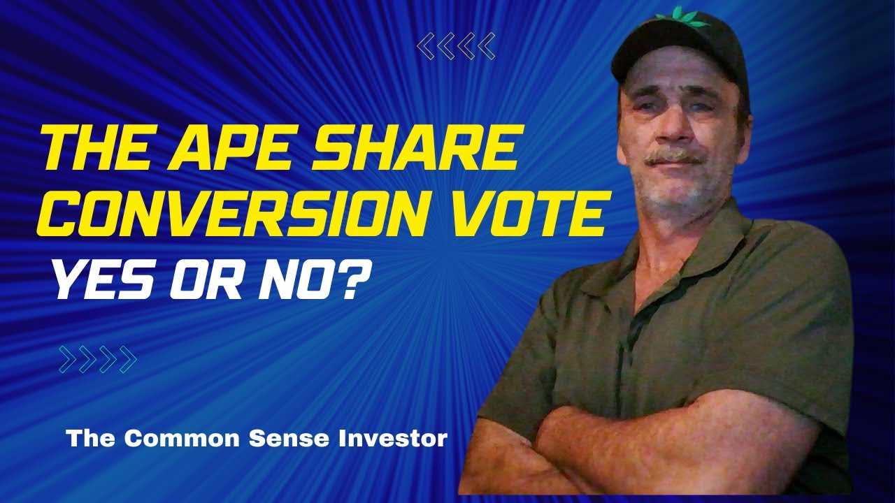 The #AMC APE Share Conversion and What It Means | An AMC Squeeze Update ...