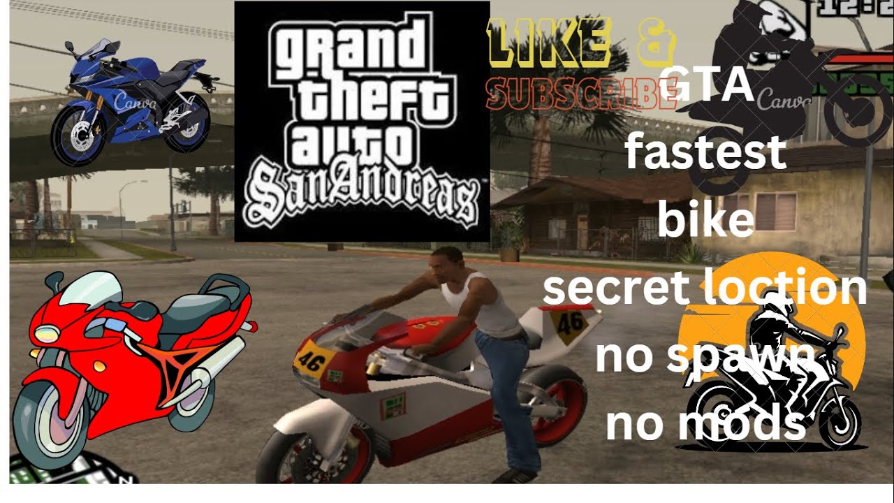 GRAND THEFT AUTO san andreas (secret) bike location (no spawm) (no mods ...