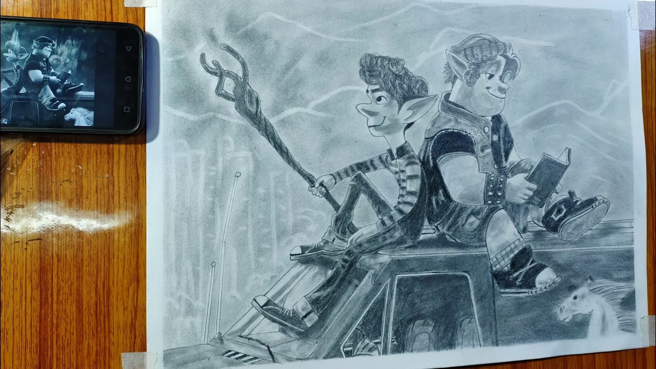Onward : Disney movie (Drawing) - YouTube