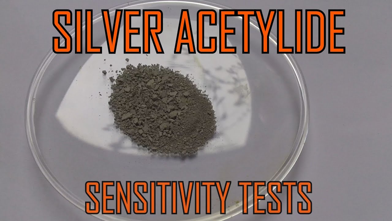 Silver Acetylide Sensitivity Tests - YouTube