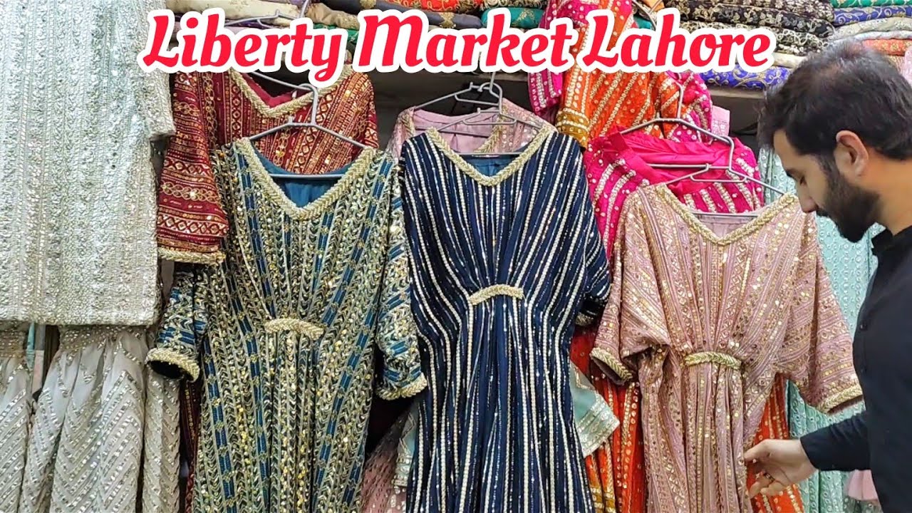 liberty Market Lahore Fancy Dresses| Liberty duppata Gali| Liberty Market Lahore|fancy lehnga ...
