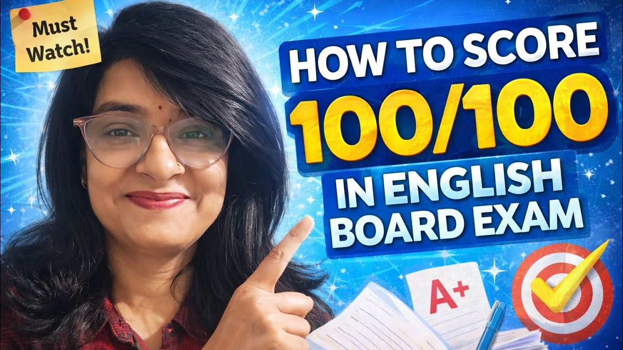 How to score 100/100 in English Board exam📚 ️ ️ - YouTube