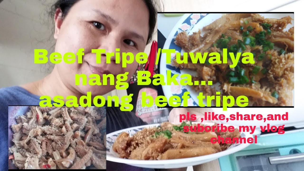 #Asadong tuwalya nang baka/#beef tripe - YouTube