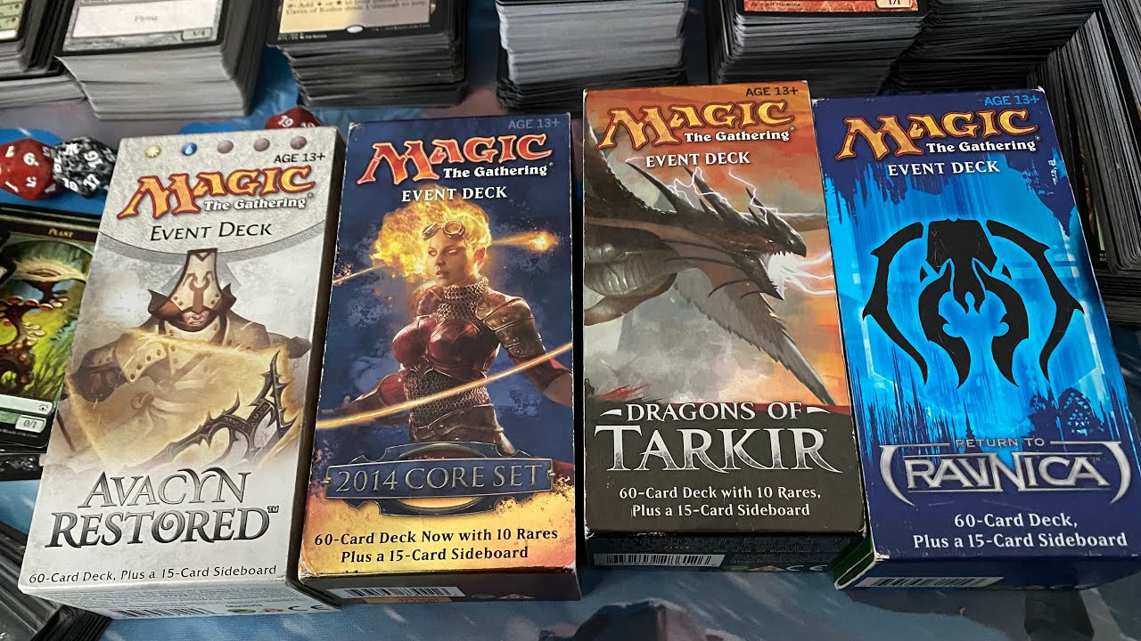 I opened a bunch of Event Decks from the early-mid 2010s | Lot Opening ...