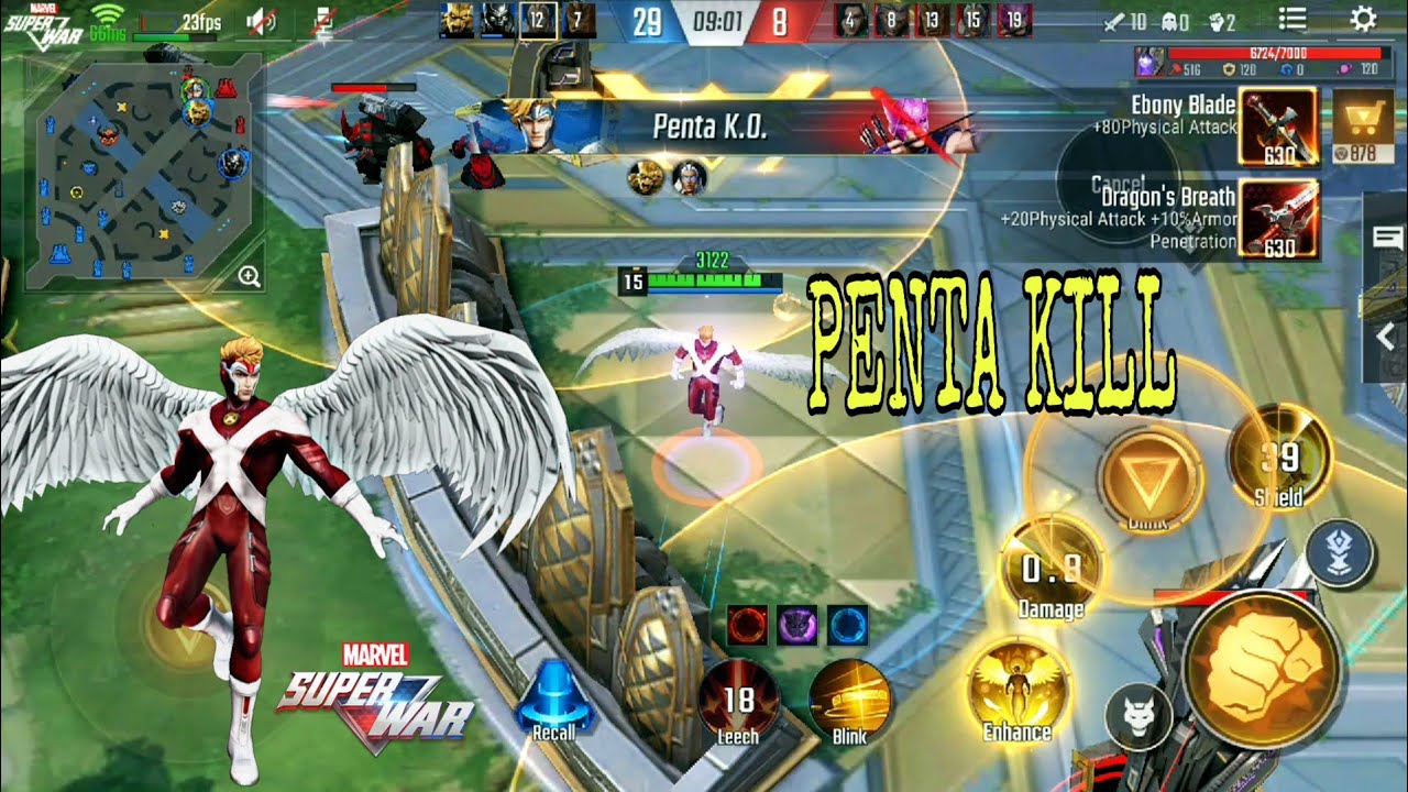 Easy To Use But Fearsome MM" Angel Skin Gameplay " : Marvel Super War ...