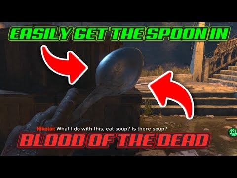 HOW TO GET THE SPOON IN BLOOD OF THE DEAD (Black Ops 4 Zombies) - YouTube