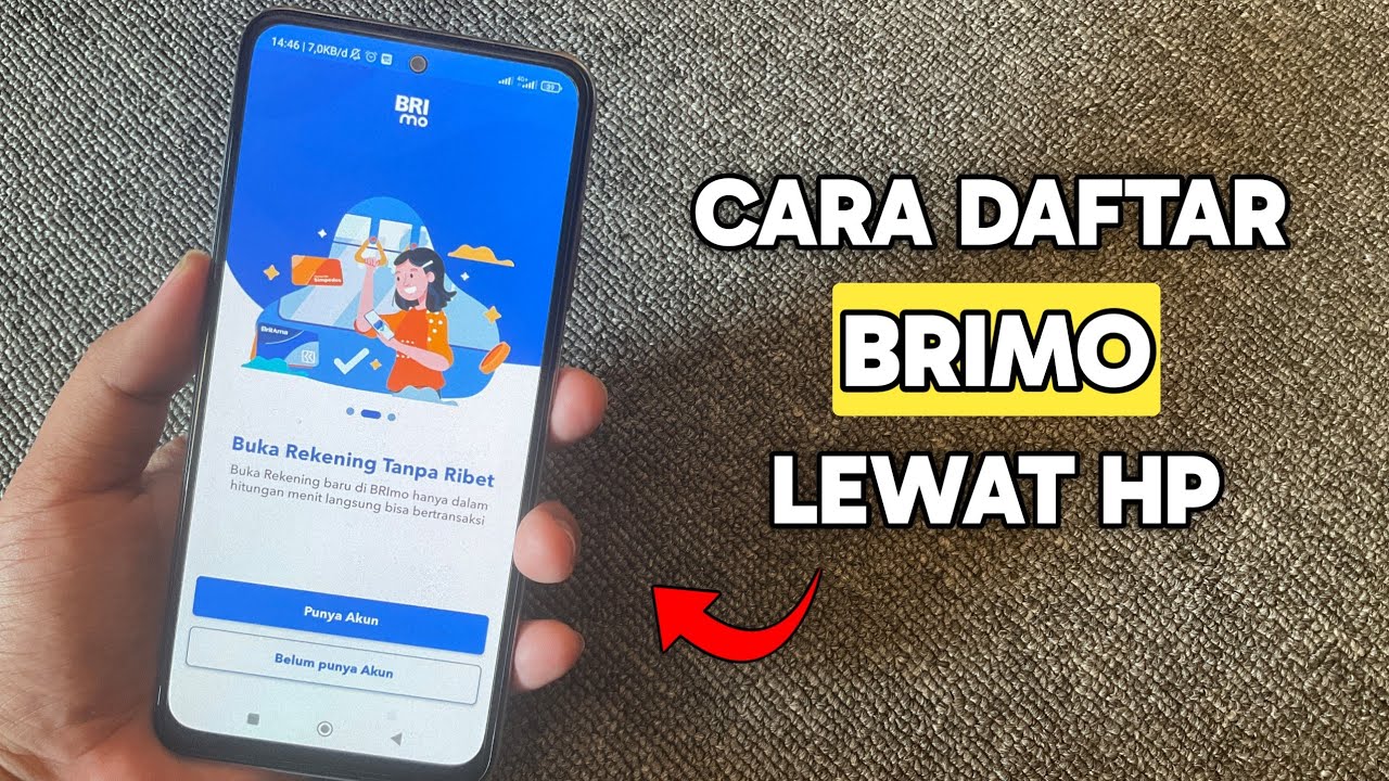Cara Daftar BRImo | Daftar BRI mobile di HP - YouTube