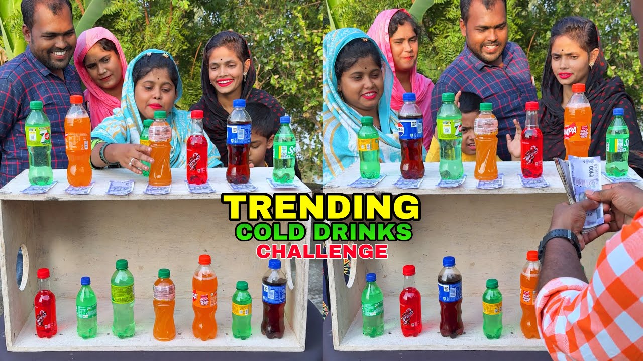 Trending Cold Drinks Matching Challenge Video New Family #challenge # ...
