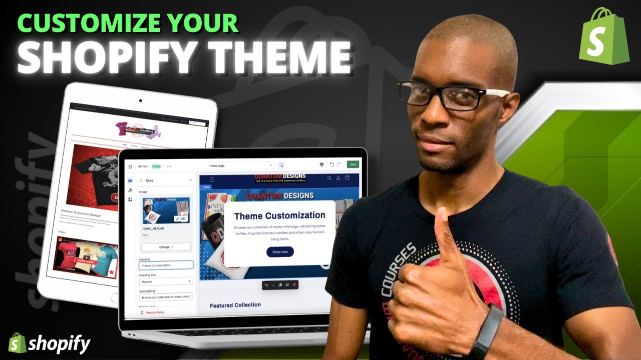 Shopify Theme Customization | Shopify Theme Editor Overview - YouTube