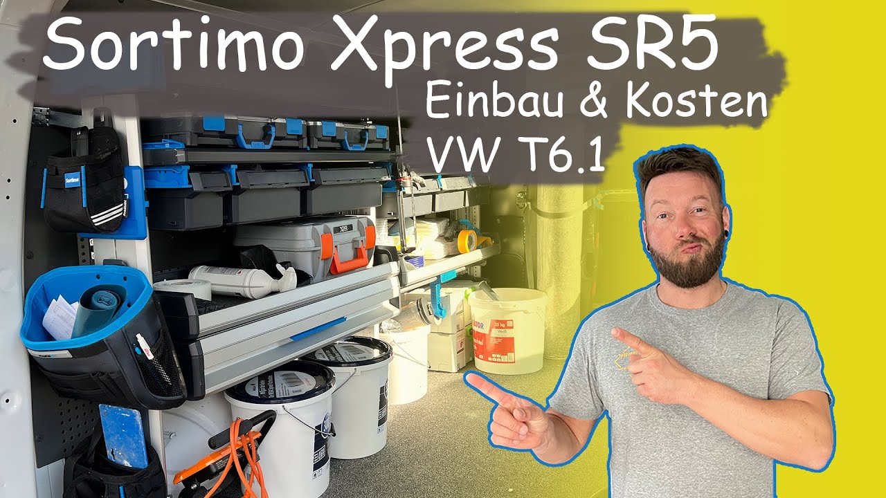 Mein neues Sortimo Regal im VW T6.1/ Was kostet der Spaß? - YouTube