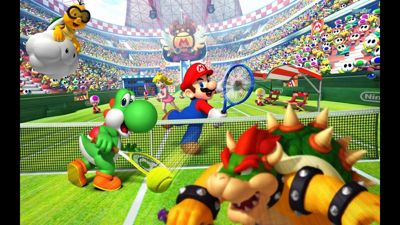 Mario Power Tennis Gamecube - Gooper Blooper Valley - YouTube