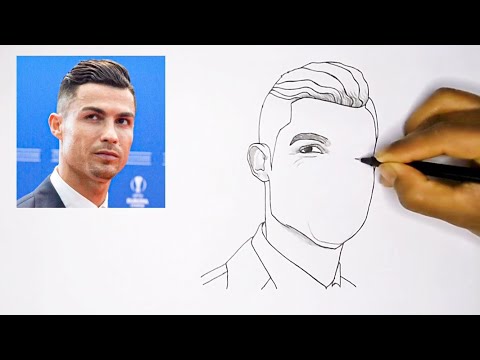 How to Draw Ronaldo | How to Draw Ronaldo Realistic | Ronaldo Drawing ...