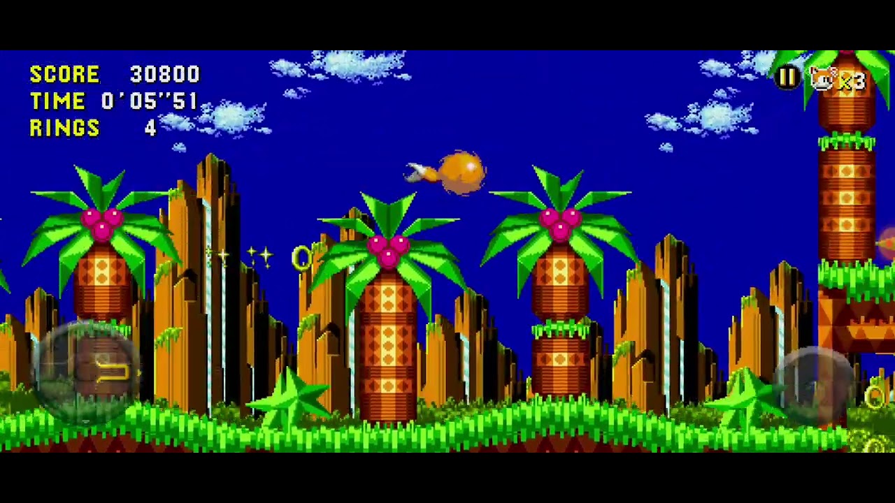 Sonic CD Android Tails Palmtree Panice Zone - YouTube