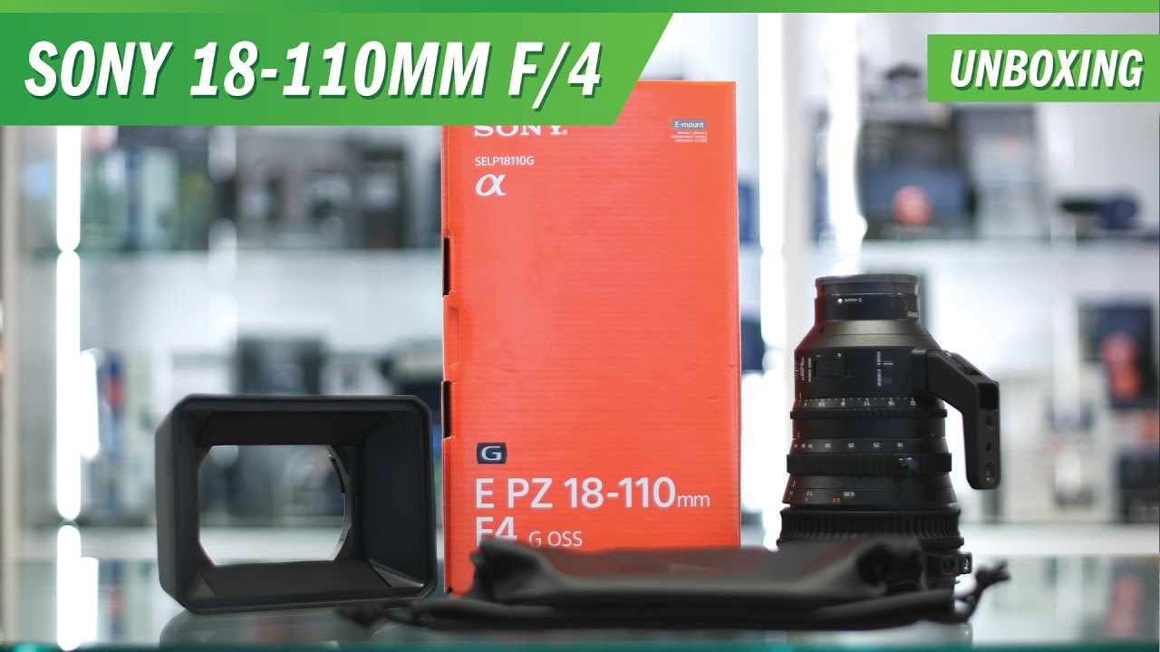 Sony E 18-110mm f/4 G - Unboxing - YouTube