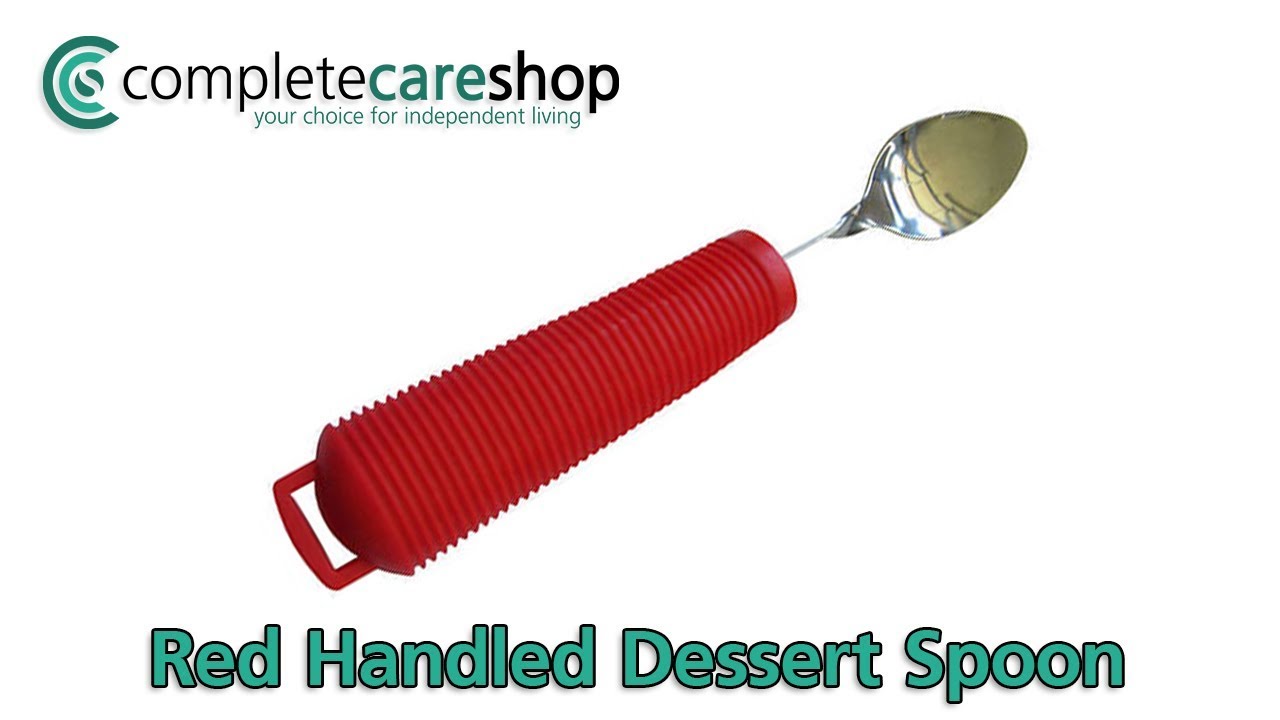 Red Handled Teaspoon - Ideal For User"s Who Suffer With Arthritis - YouTube