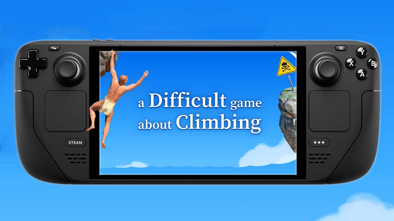 A Difficult Game About Climbing - Steam Deck Gameplay - YouTube