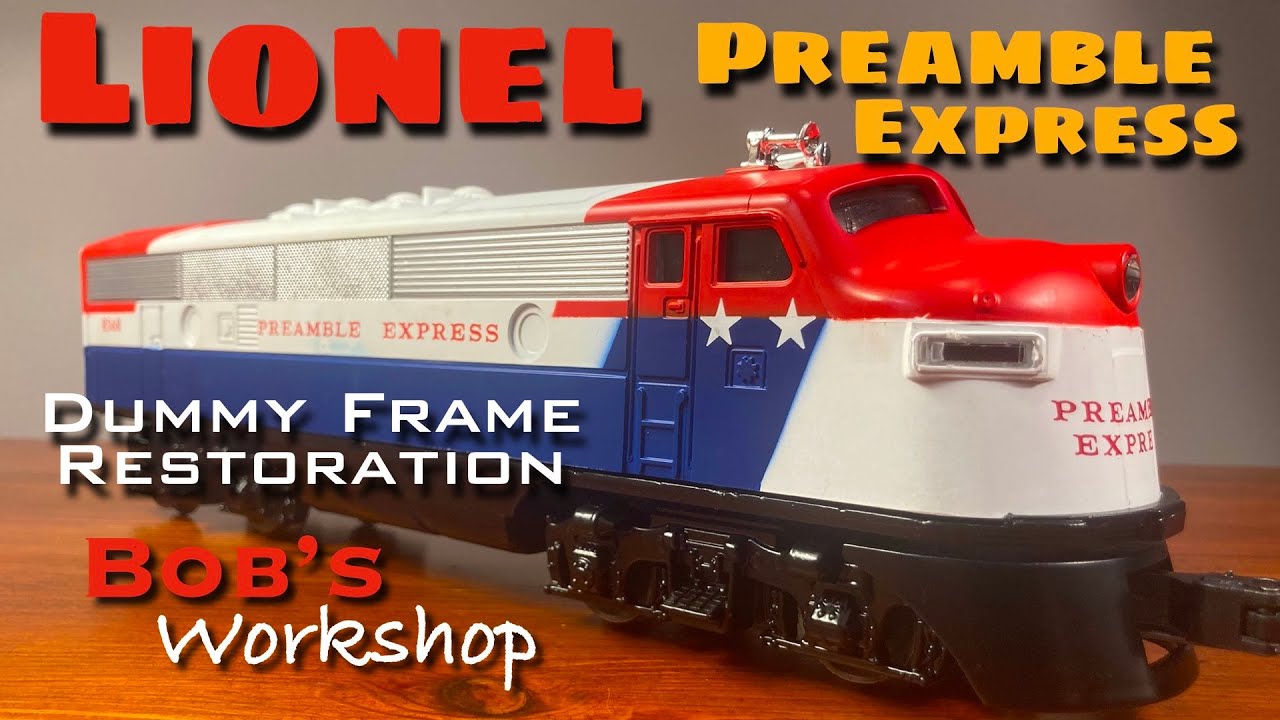 Lionel Preamble Express F-3 Dummy Frame Restoration Williams MTH K-Line ...