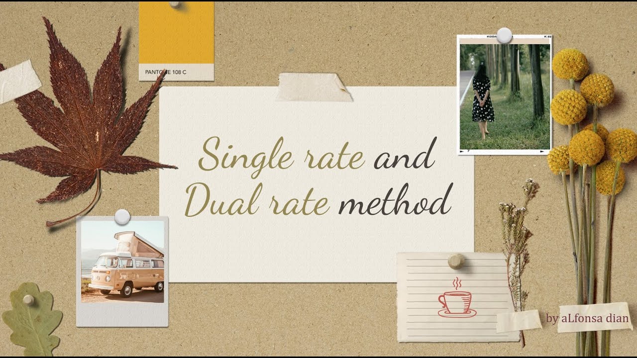 Single Rate and Dual Multiple Rate Method - YouTube