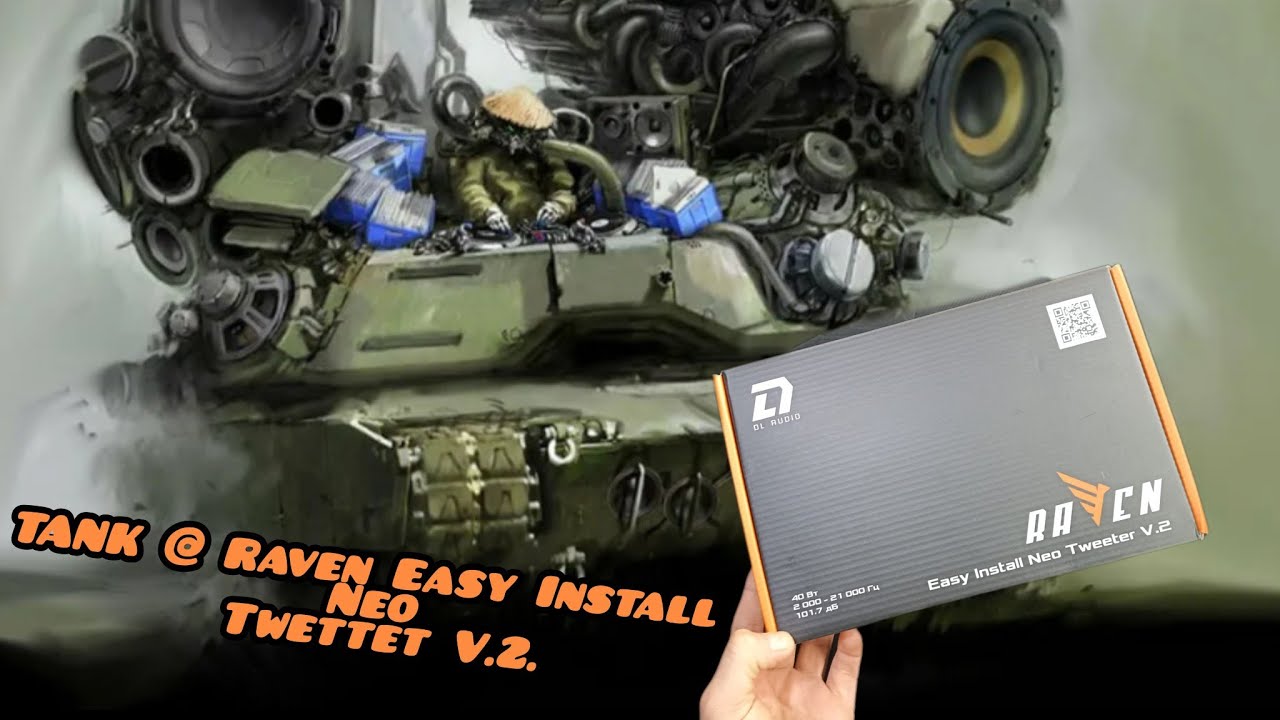 Замена штатных твиттеров на Raven Easy Install Neo Tweeter V.2. - YouTube